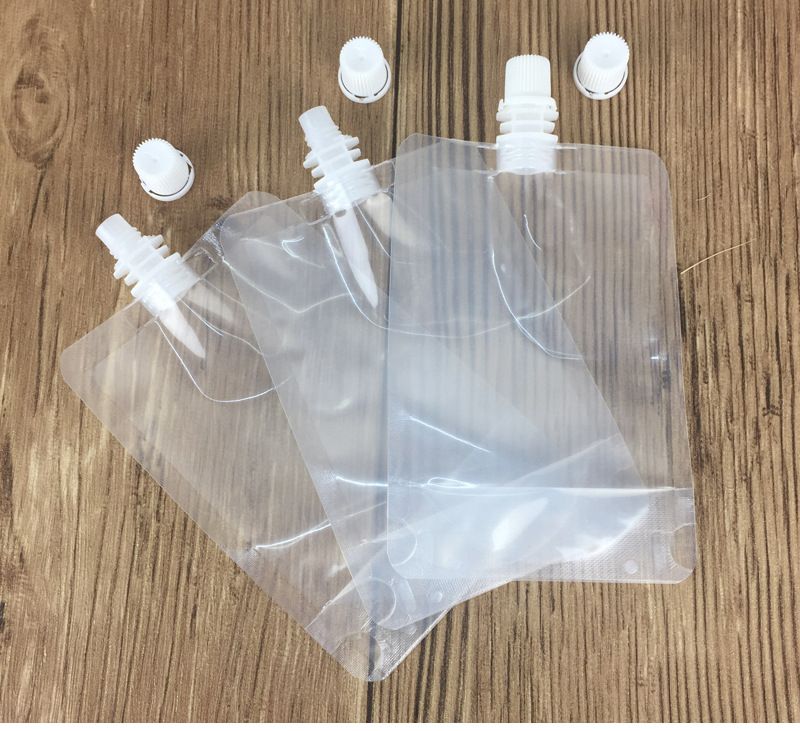 2020 Clear Blank 250ml Spout Pouch Liquid Drinks Oil Water Packaging ...