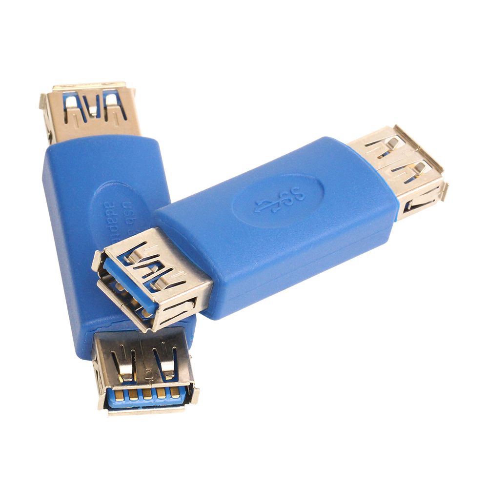 High Speed ZJT55 USB 3.0 Type A Female To Female Adapter Coupler Gender ...