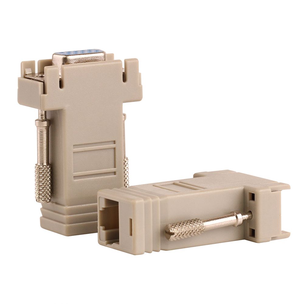 Good Quality DB9 Female To RJ45 Female DB9 To RJ45 Adapter Connector ...