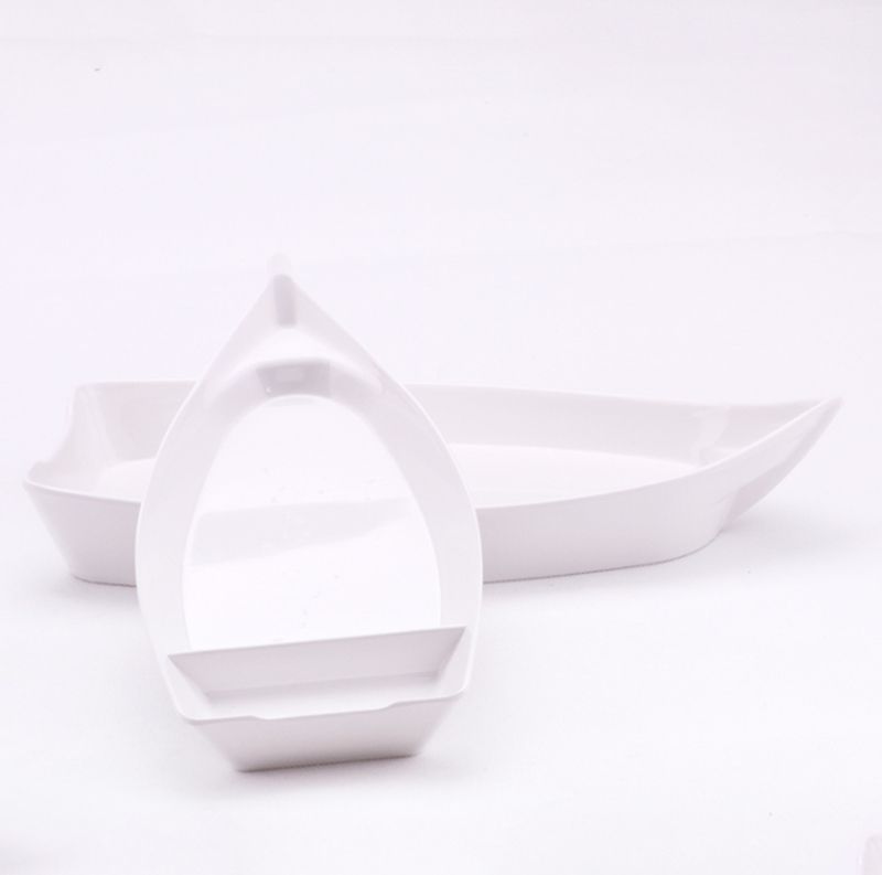 Boat Ship Shape Plate A5 Melamine Dinnerware Dinner Plate Western ...