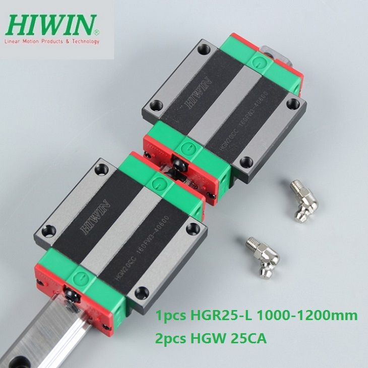 2021 Original New HIWIN HGR25 1000mm/1100mm/1200mm Linear Rail/Guide ...