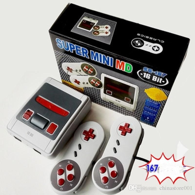 Compra 16 Bit Super Mini MD Consola De Videojuegos SG 167 SG 167 2018 ...
