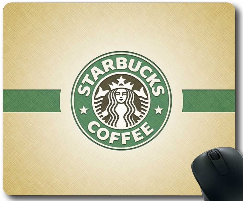 Starbucks Logo Mouse Pads 8.6in X 7in Personality Desings Gaming Mouse ...