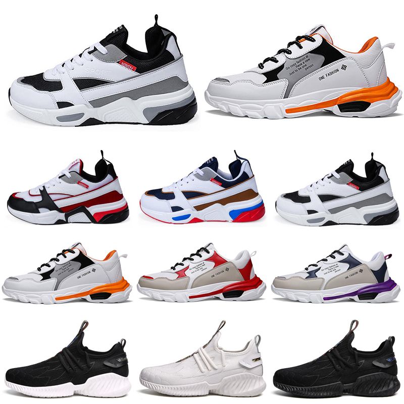 Men Running Shoes Black White Grey Purple Platform Triple S Mens ...