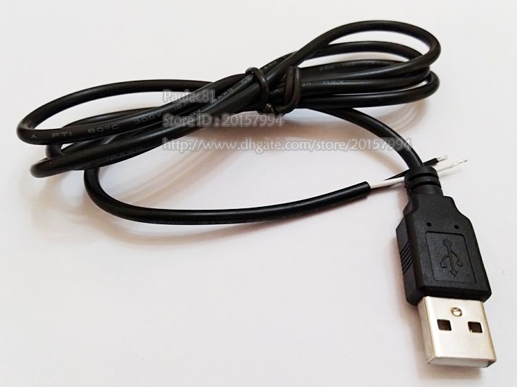 Cables, USB2.0 A Type Male Plug 2Pin 2wire Data Charge Cable Cord About ...
