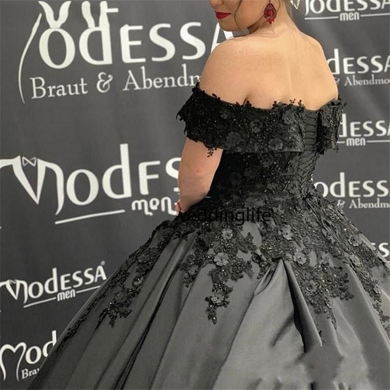 Black Sweet 16 Court Dresses