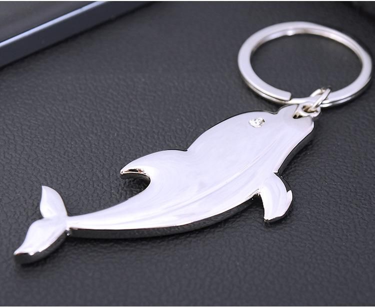 2020 Dolphin Keychains Metal Lovely Dolphin Keyrings For Gifts Key ...