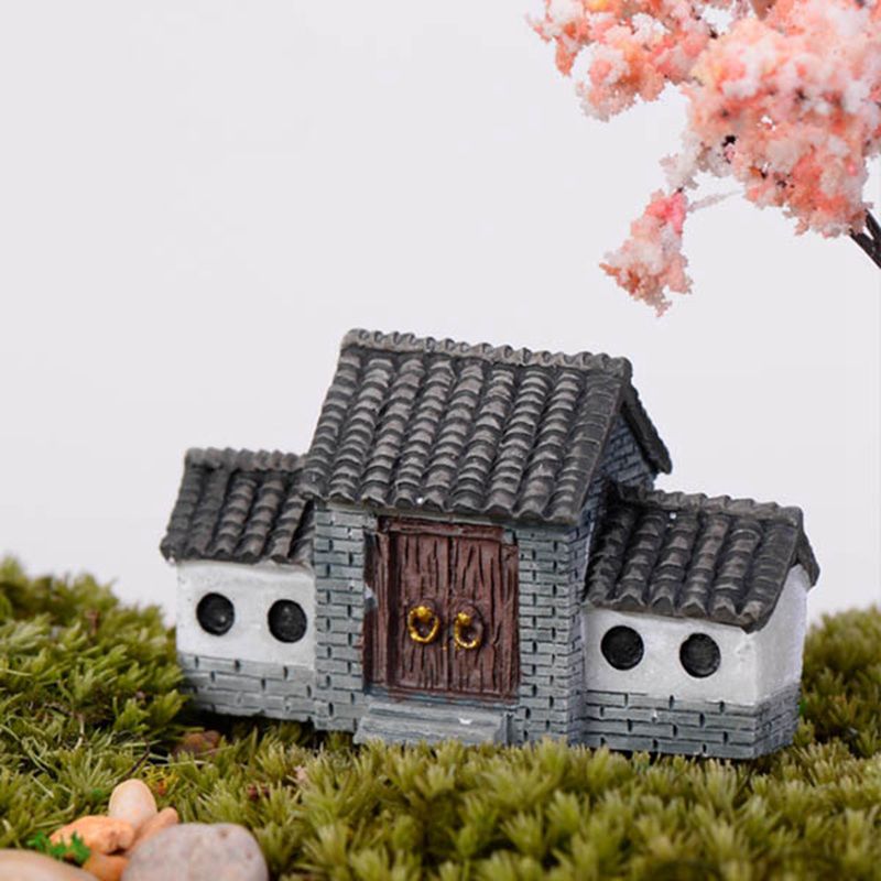 2021 Mini Historic Building Micro Landscape Decorations Garden DIY ...