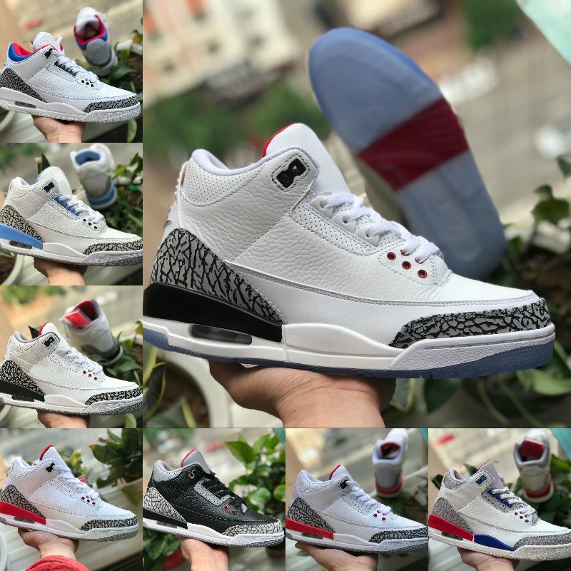 Venta > jordan retro 3 negro con azul > en stock