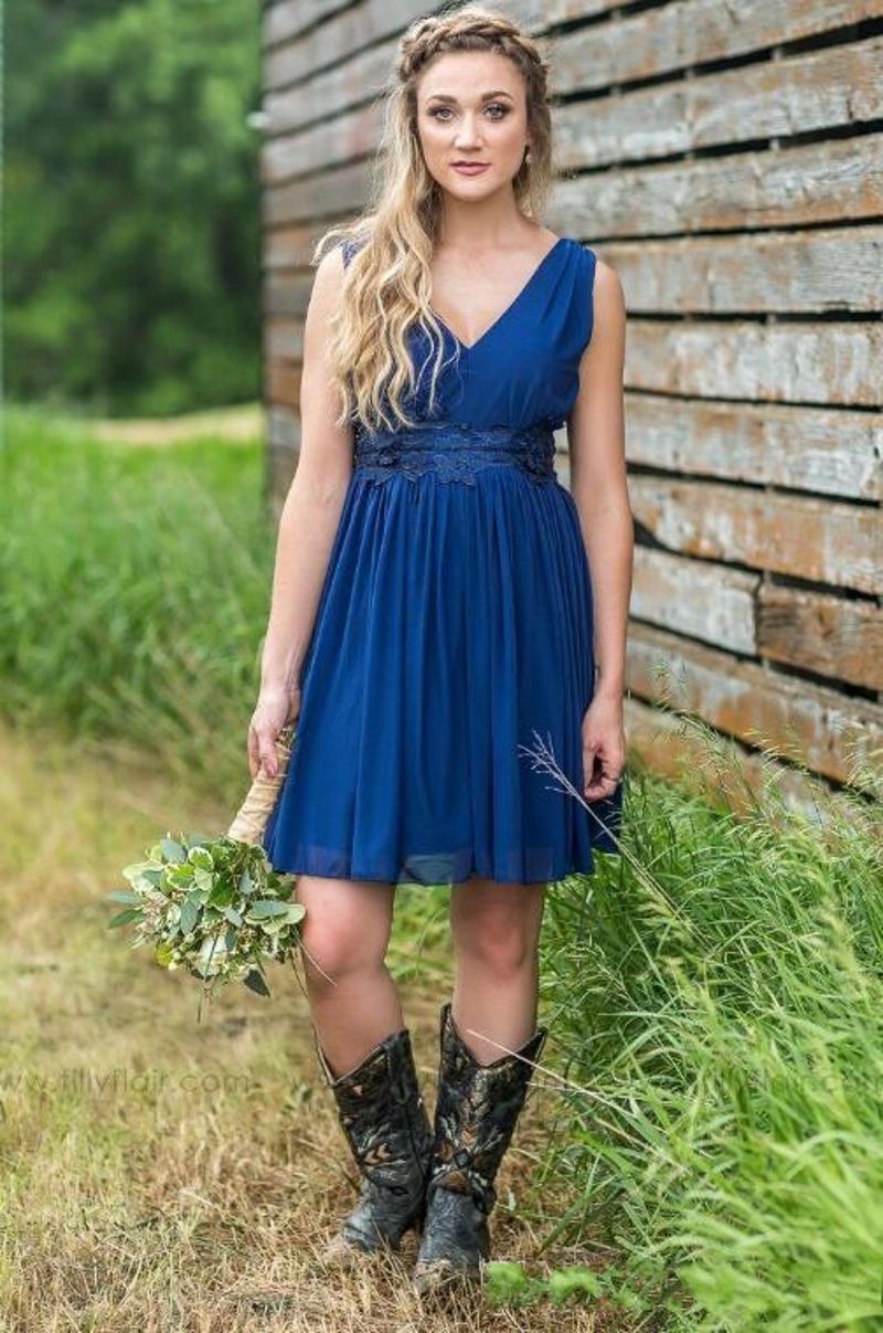 Country Prom Dresses With Boots