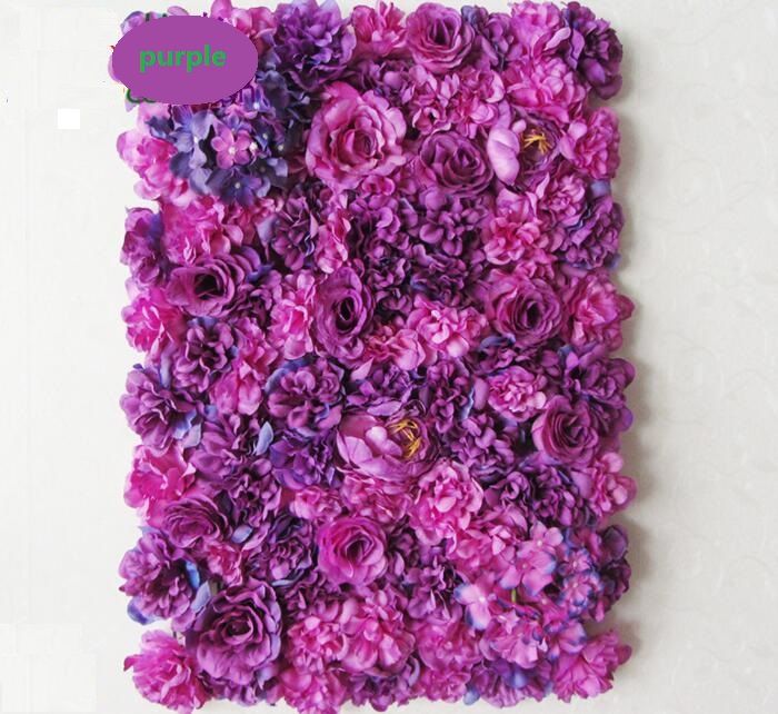 40cmX60cm Artificial Silk Flower Wall Decorative Wedding Decoration ...