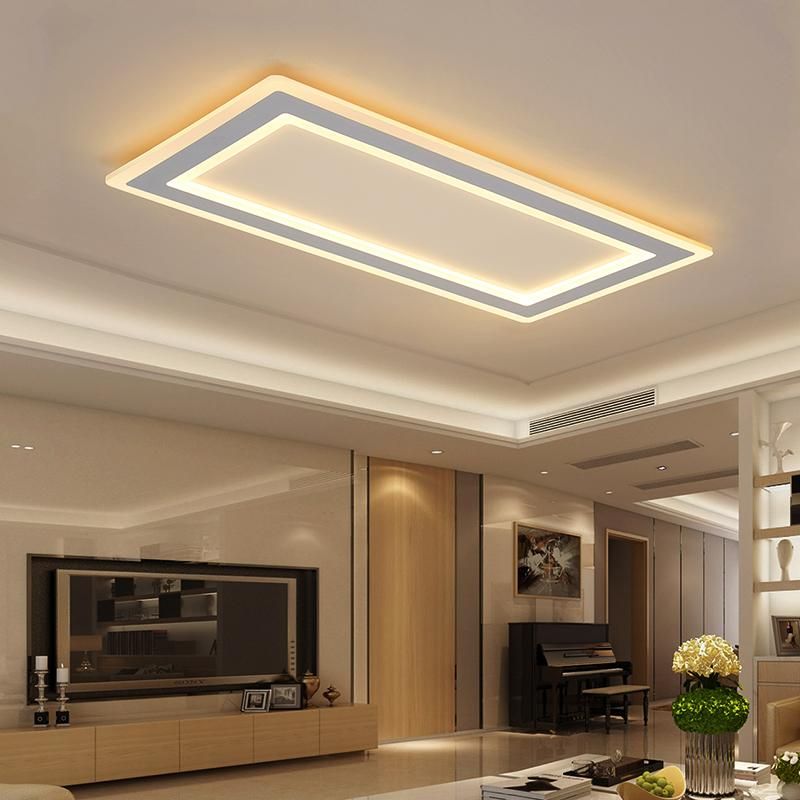 2020 Modern Minimalist Rectangle Ceiling Lights Light Lustre Led ...