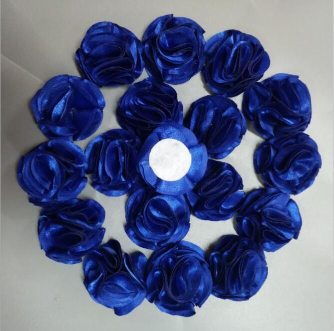 Royal Blue Ribbon Roses