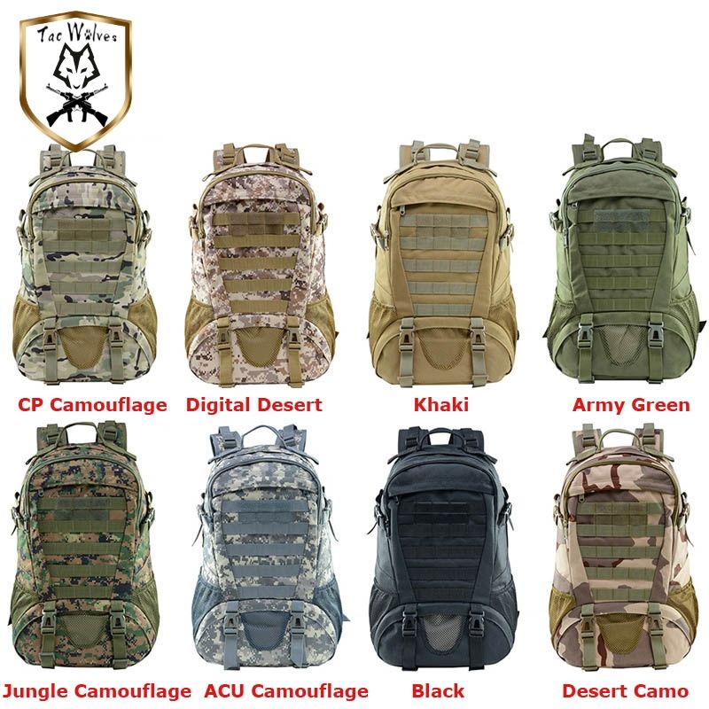 Militaria Special Operations Army Camo Backpacks Molle Hunting Bags ...