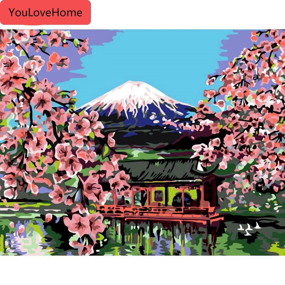 Flower Scenery Drawing | Best Flower Site