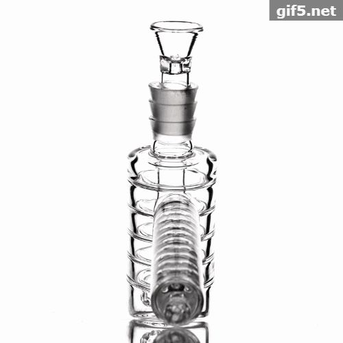 2021 Thick Glass Bong Glass Bong 8 Cut Disc Diffuser Downstem Water ...