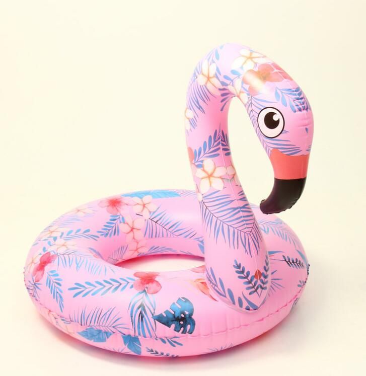 Cute Inflatable Flamingo Swim Ring For Kids And Women Fashion Swim Pool ...