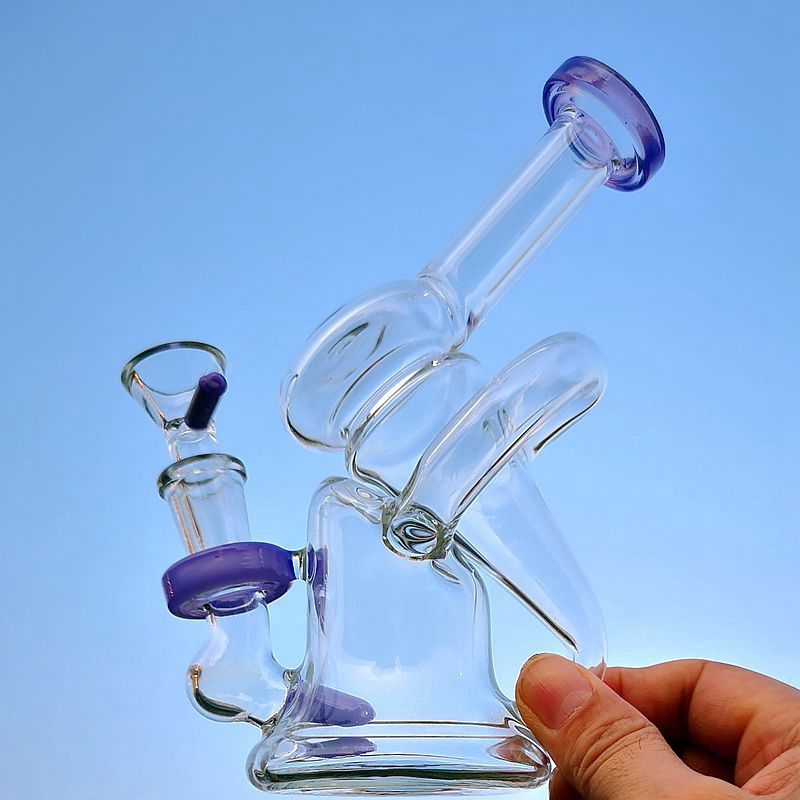 Wholesale Small 7 Inch Glass Bong With Recycler, Dab Rig, And 14.5mm ...