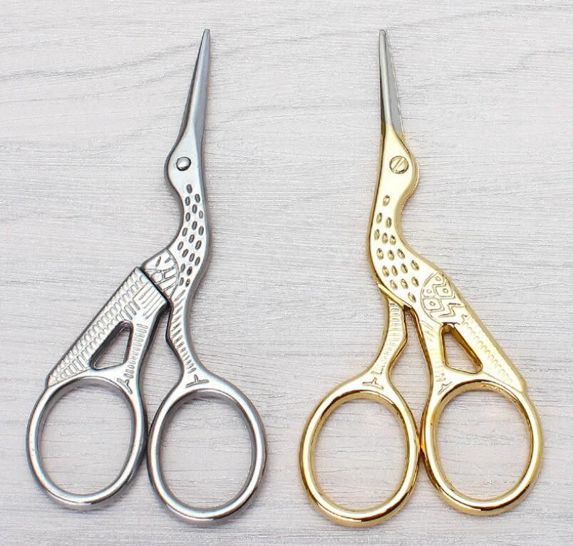2020 Mini Stainless Steel Crane Shape Scissors Small Clipper Animal ...