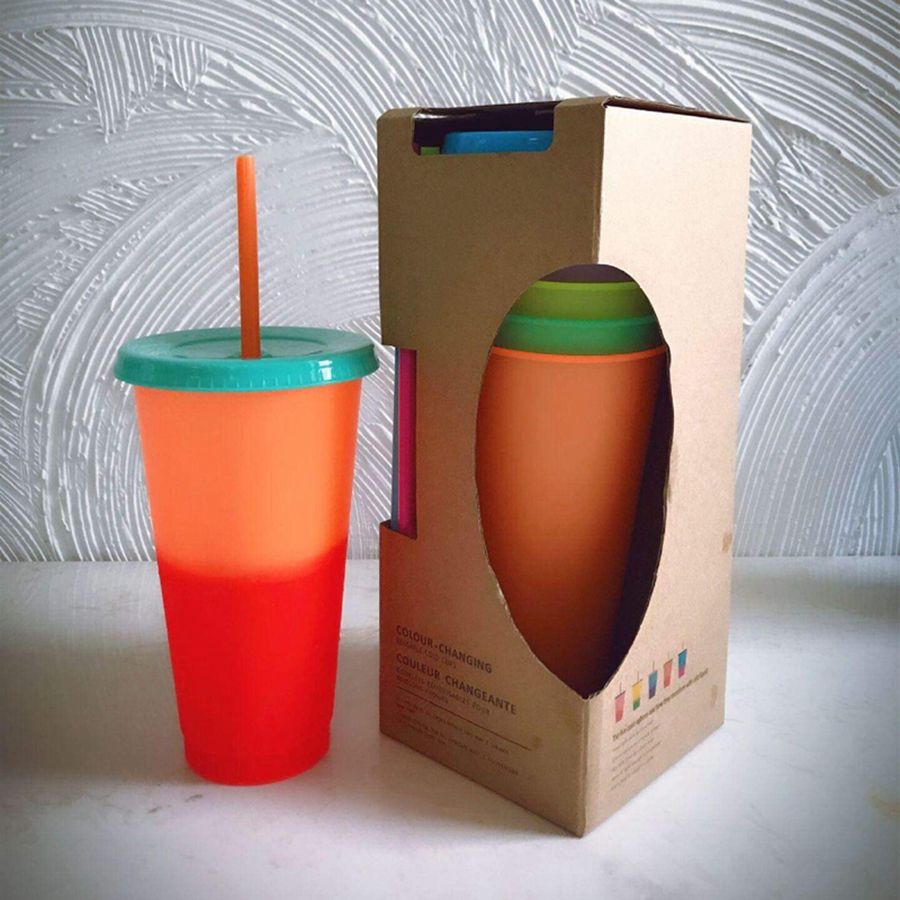 Wholesale BRAND Plastic Temperature Change Color Cups Colorful Cold ...