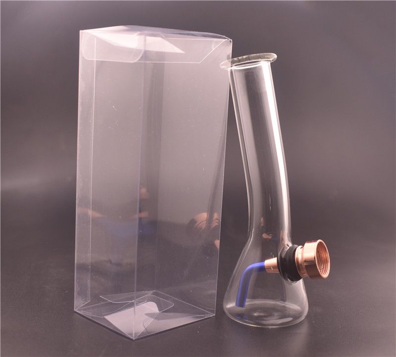 Portable Glass Water Bong With Metal Tobacco Bowl Thick Bottle Dab Rig ...