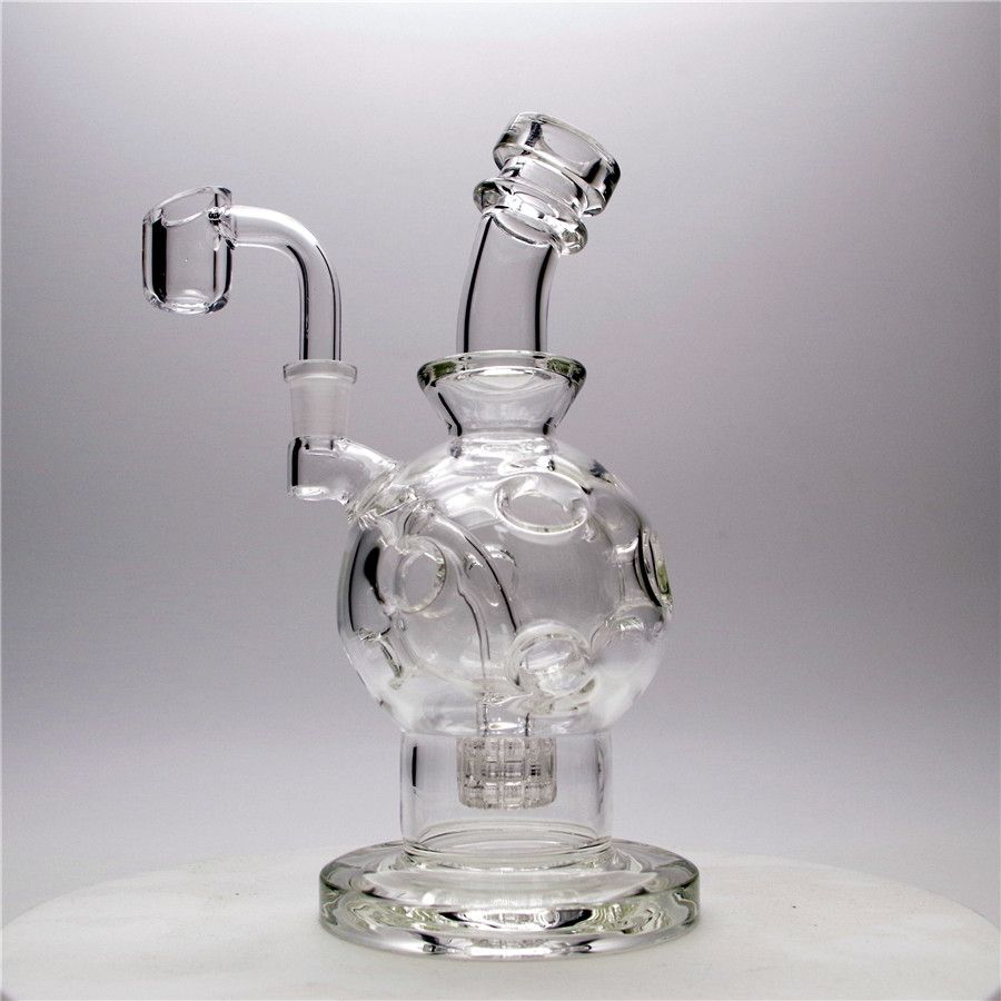 Best 6.7in Glass Bong Egg Clear Core Hookah Smokingbong Bong Percolator ...