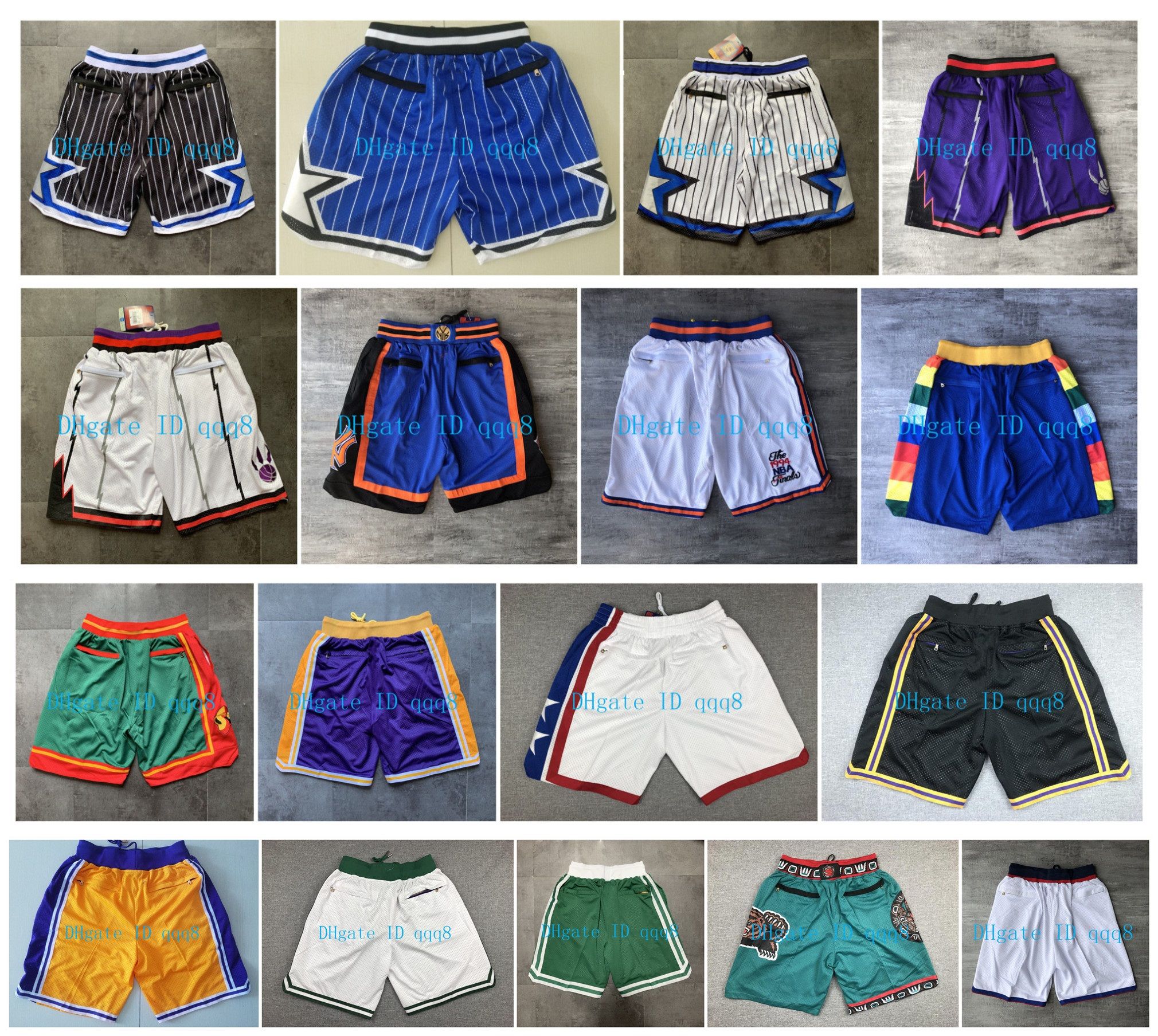 2020 Top Quality ! 2019 Basketball Shorts Team Don Pocket Shorts Sport ...