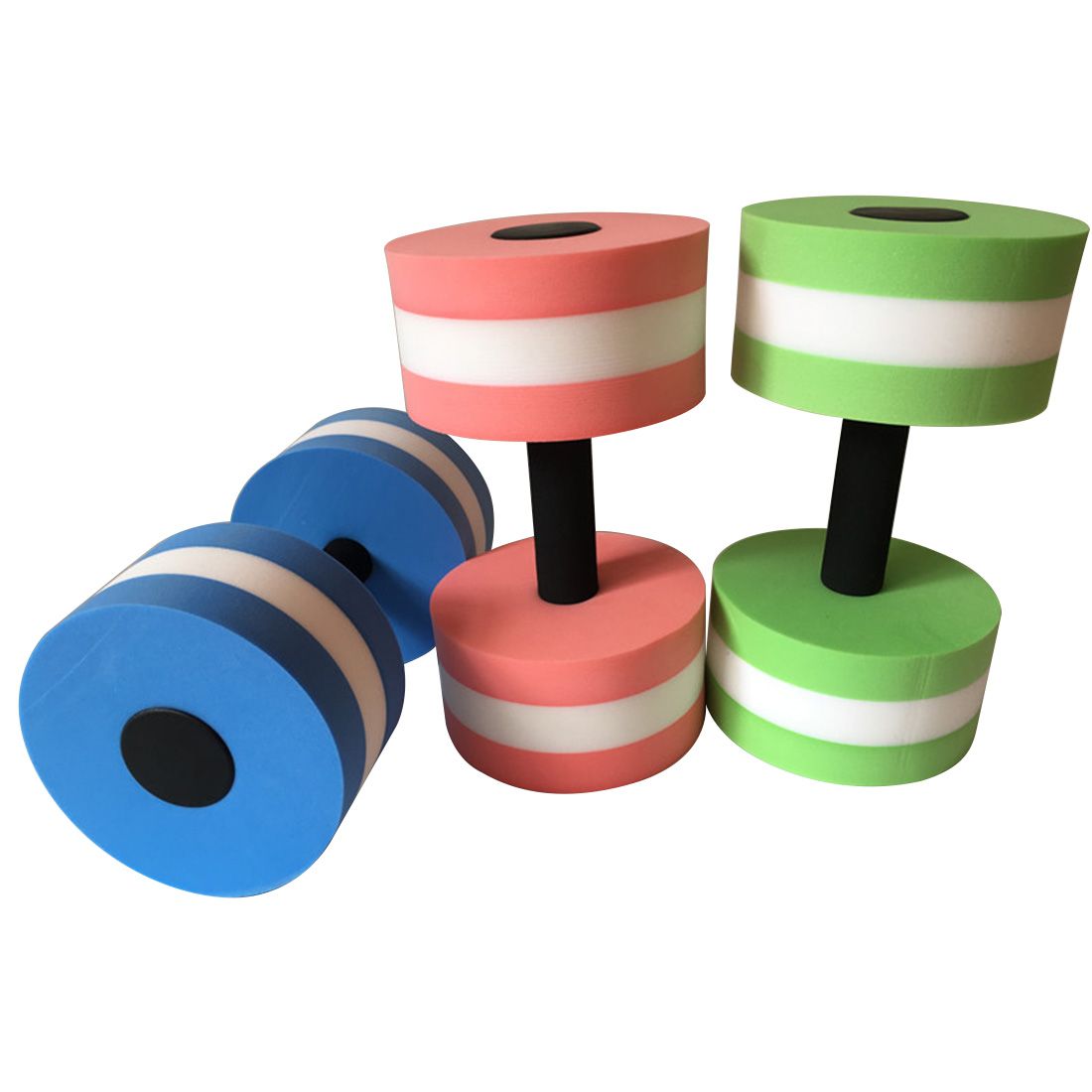 2020 Water Aerobics Aquatic Barbell Swimming EVA Floating Dumbbell ...