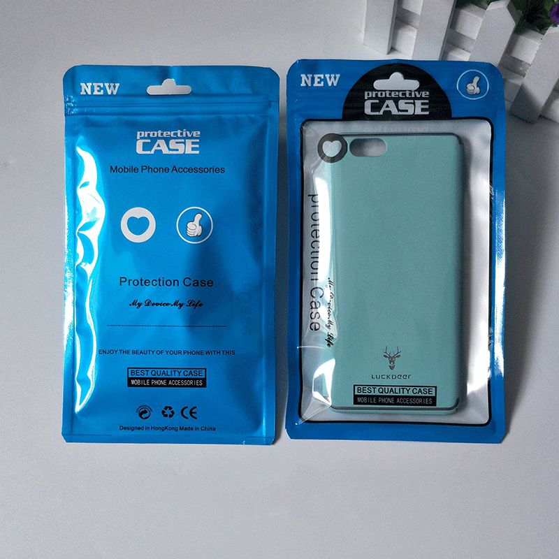 12*21cm Universal Cell Phone Case Sealing Bags PP Plastic Mobile Phone ...
