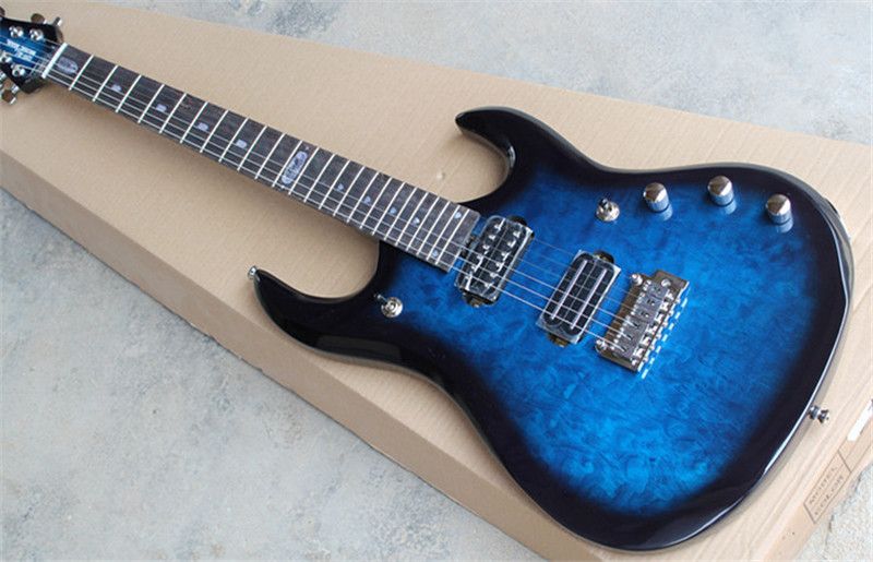 Dark Blue Electric Guitar