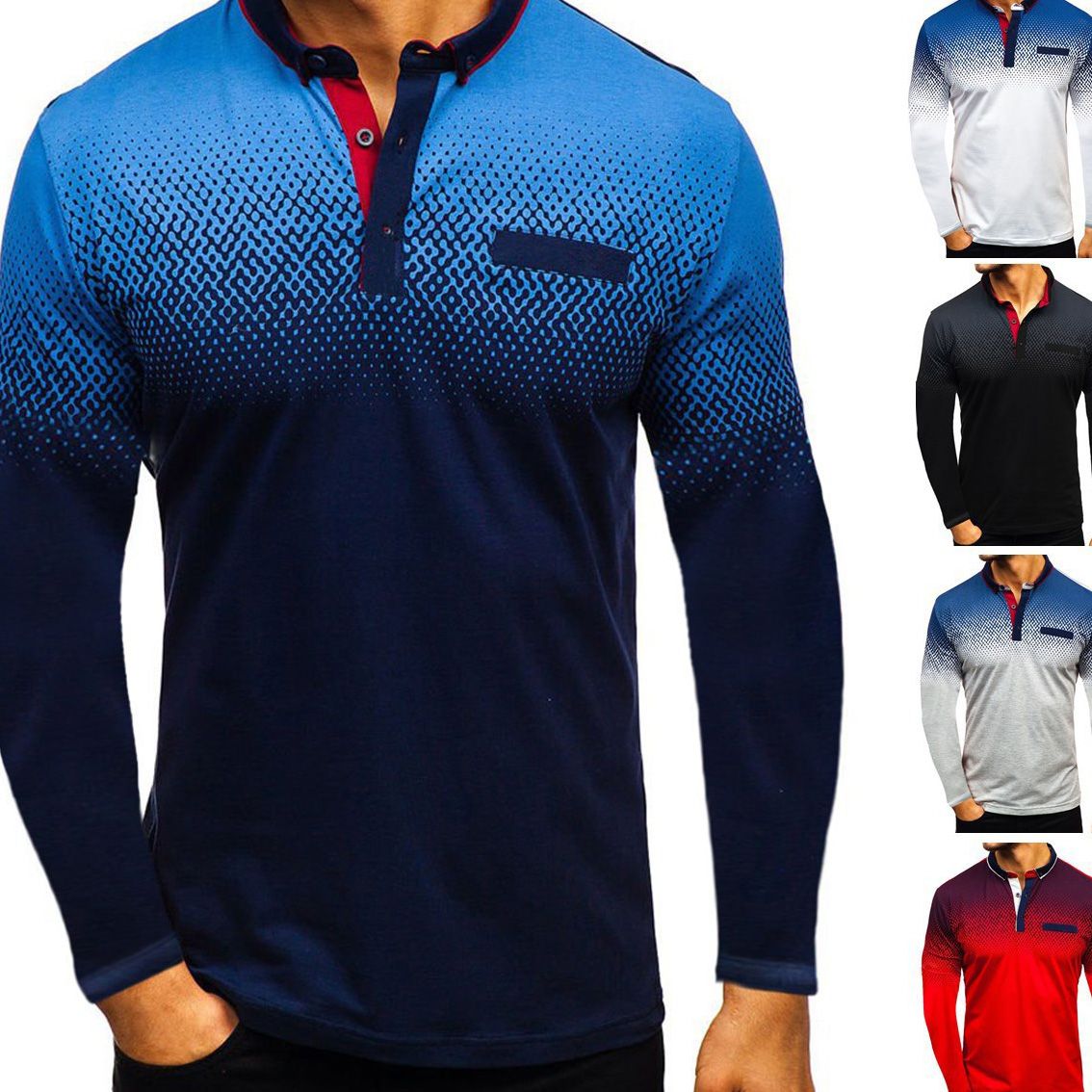 Venta > modelo de polos manga larga > en stock