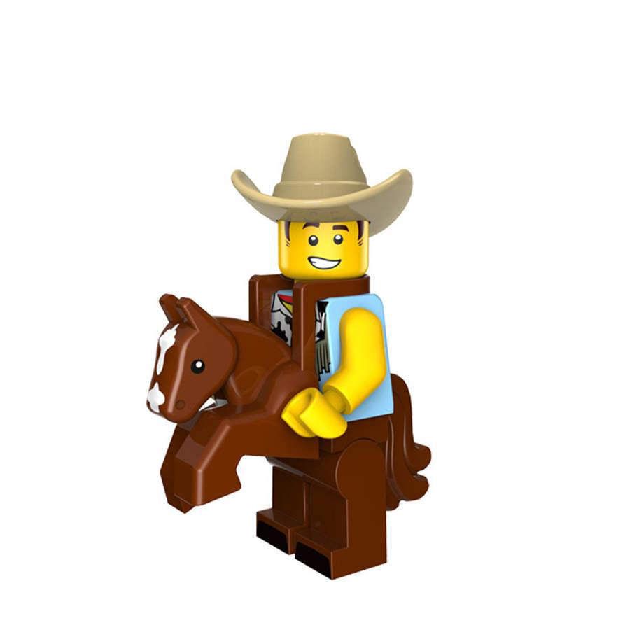 Toys Building & Construction Cactus Cowboy Western Custom kit made with ...