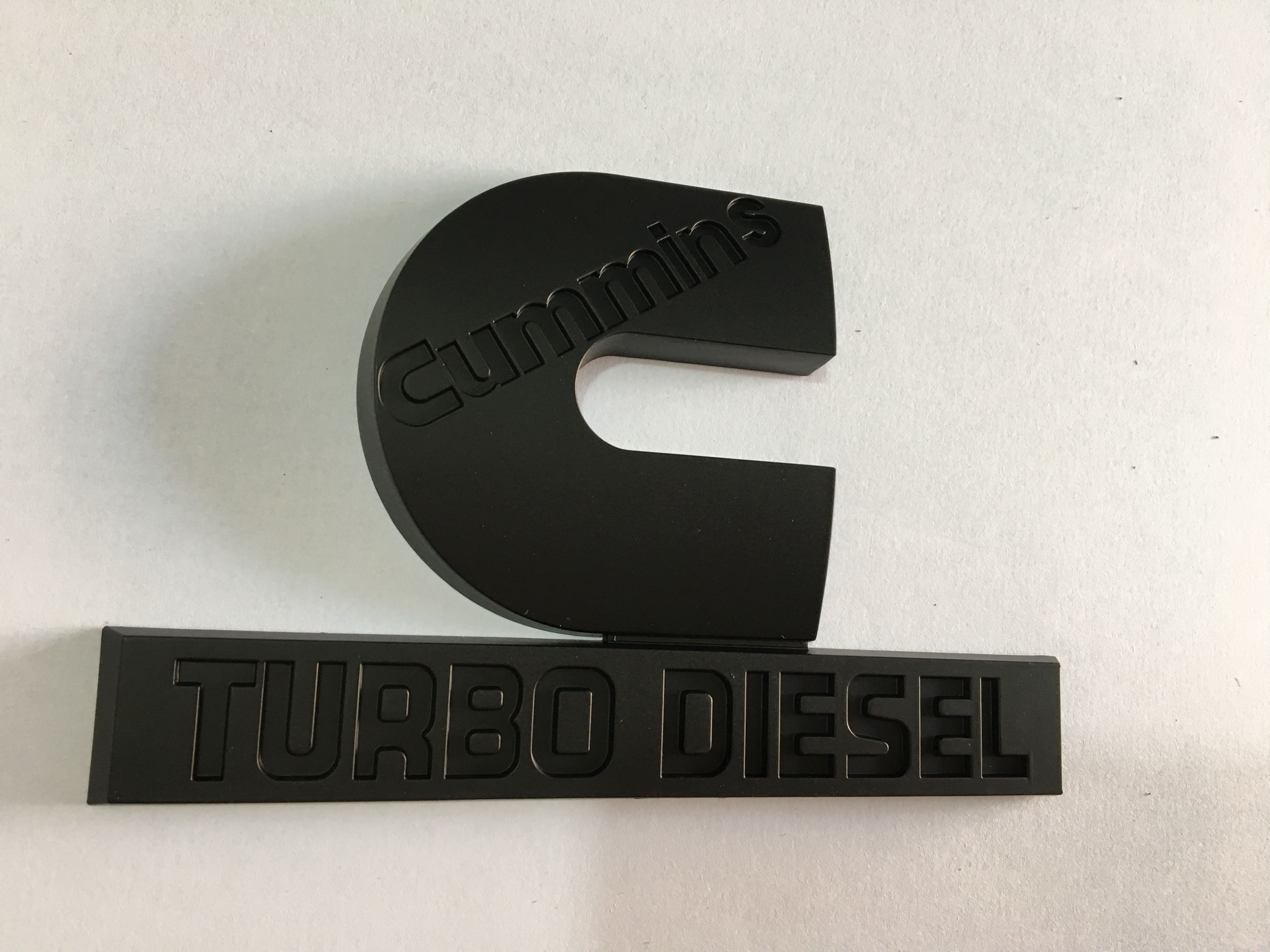 Cummins Turbo Diesel Emblem