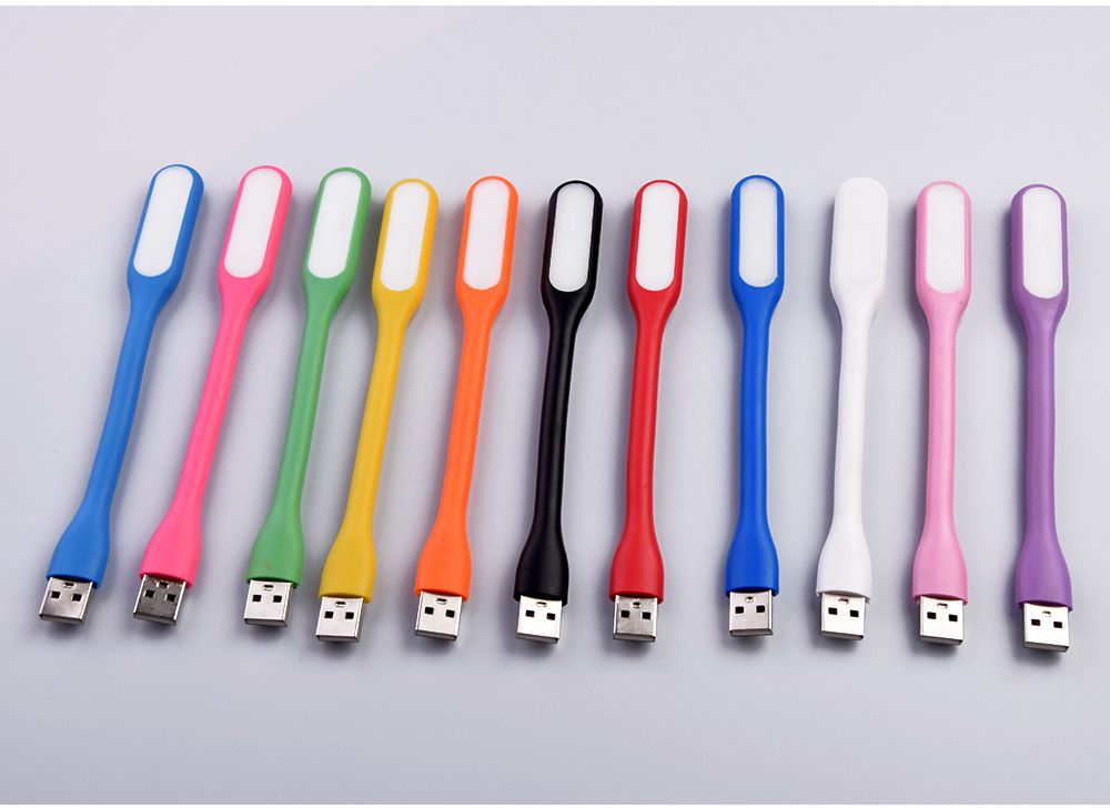 Portable USB LED Lamp Light Flexible Bendable Mini USB Light For ...