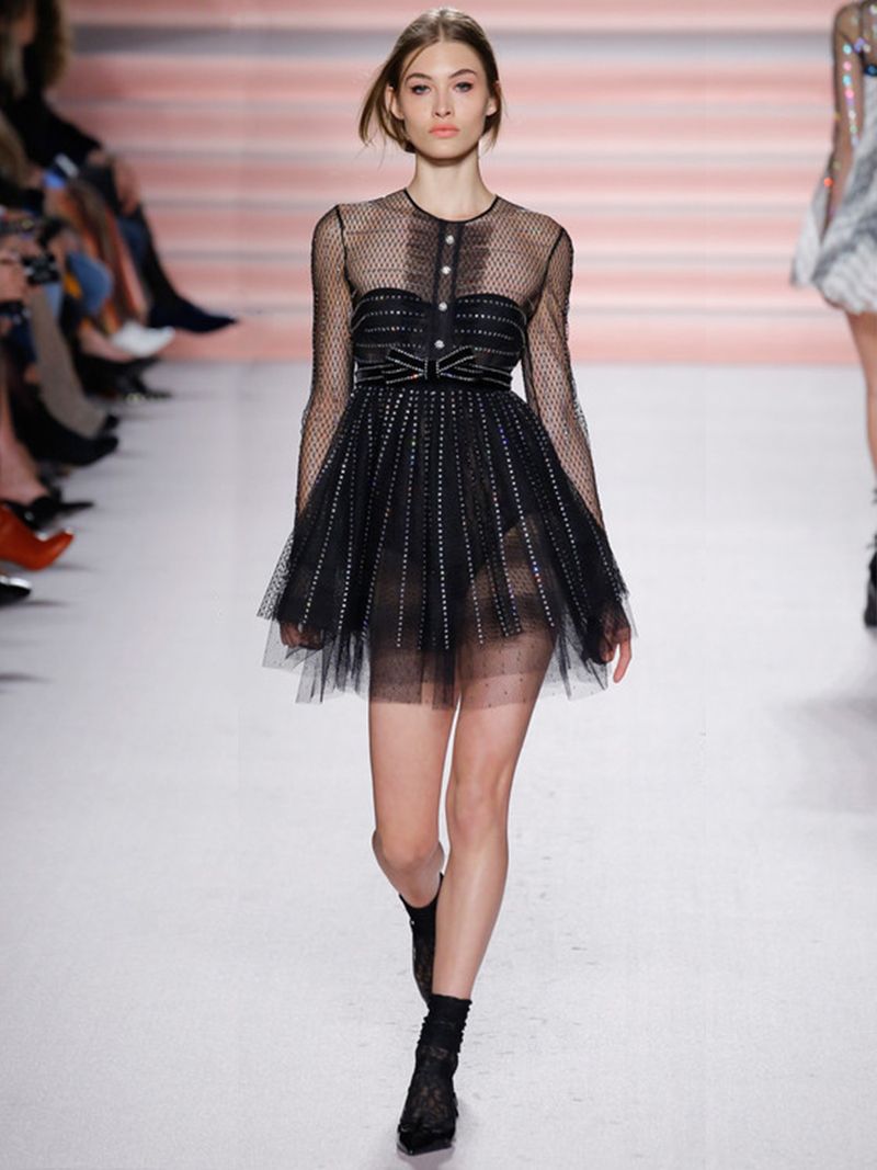 Sheer Dresses Runway
