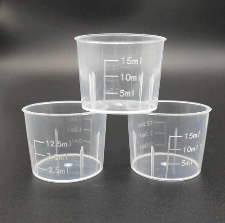 2020 Measuring Cup 15ml Transparent Plastic Small Liquid Measuring Cup ...