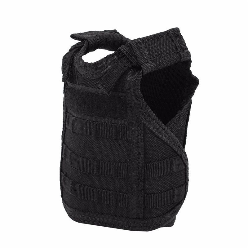 Mini Tactical Vest Beer Adjustable Shoulder Strap Military Miniature ...
