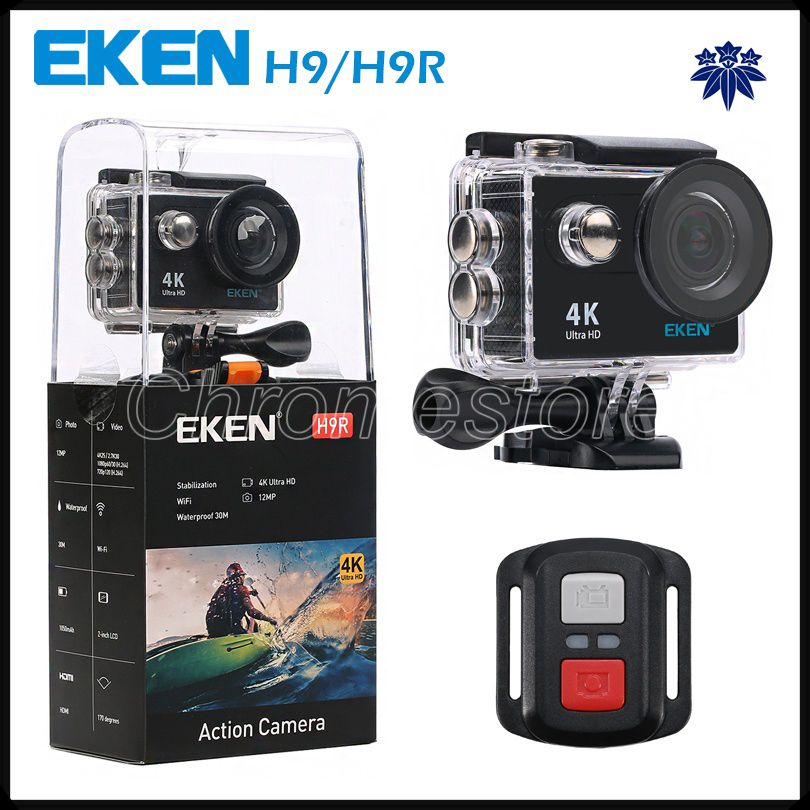 EKEN H9R Action Camera Ultra HD 4K / 25fps WiFi 2.0 170D Underwater ...
