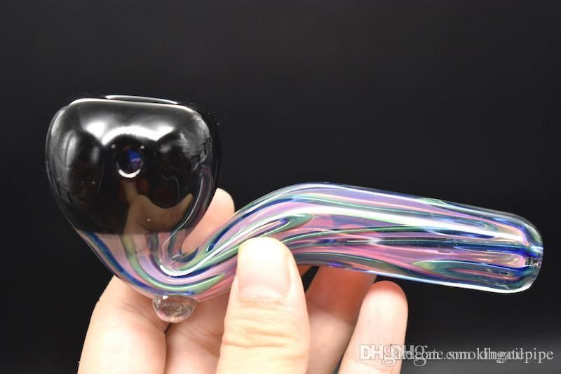 Heavy Wall Sherlock Hammer Glass Tobacco Spoon Pipes Glass Design ...