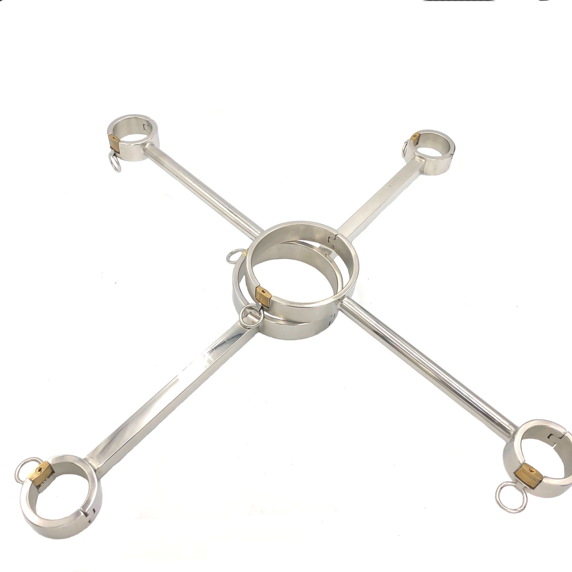 Unisex Stainless Steel Bondage Frame Bdsm Devices Sets Handcuffs