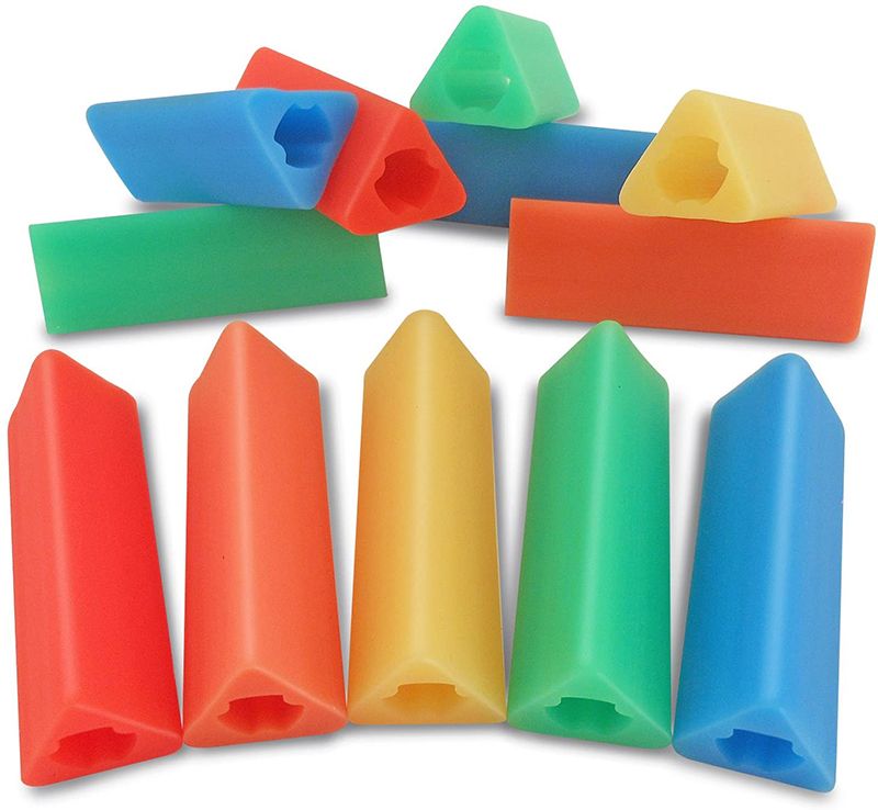 2021 Silicone Pencil Grip Triangular Grippers Food Grade Silicone ...