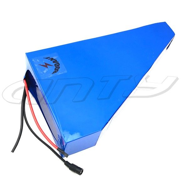 48V 10Ah Small Triangle Lithium Battery For Sanyo 18650 Cell 13S 48V ...