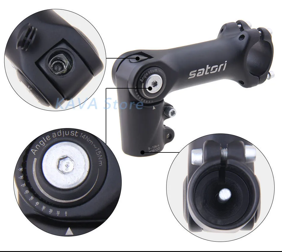 Satori UP2 Ajustable Altura Bicicleta STEM RISER 31,8 MM Mountain Bike ...