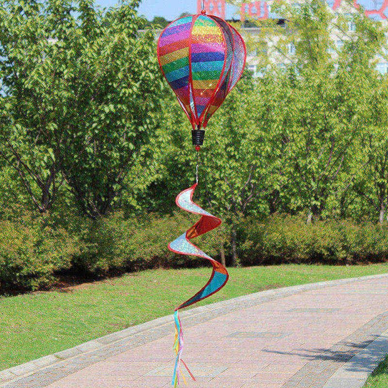 YardGlow Hot Air Balloon Windsock DIY Color Spinner For Garden, Party ...