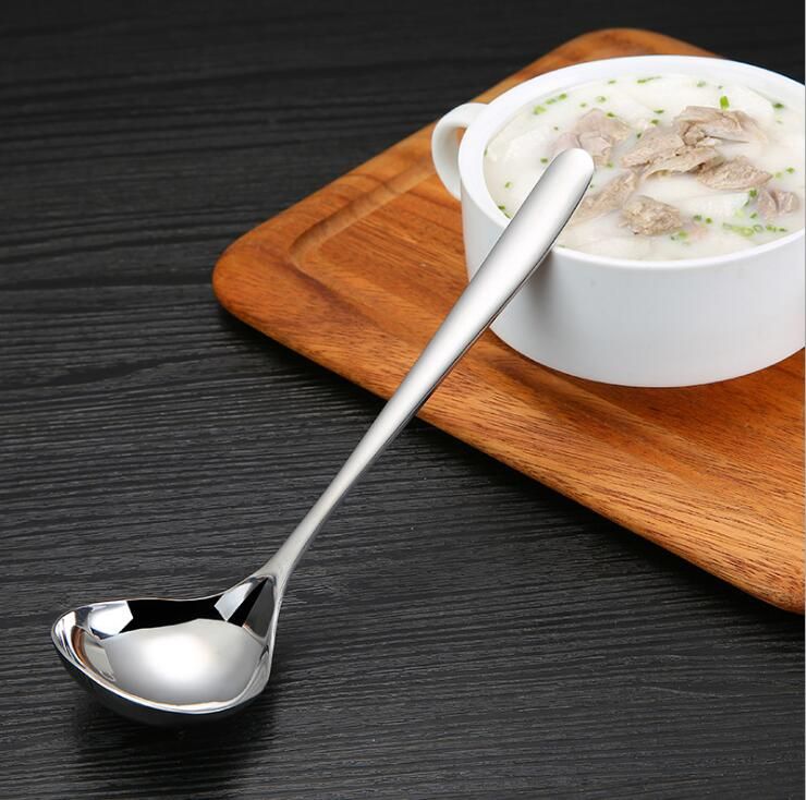 2021 304 Stainless Steel Heavy Duty Deep Soup Spoon Regular Handle ...