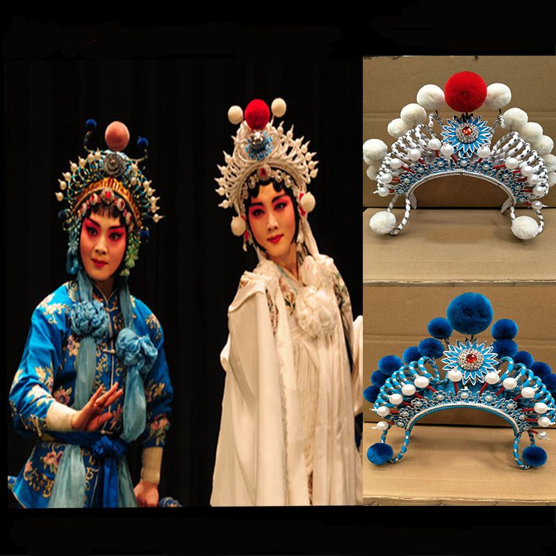 Vintage Crown Hat For Women Chinese Opera Hat Mythical Legend Character ...