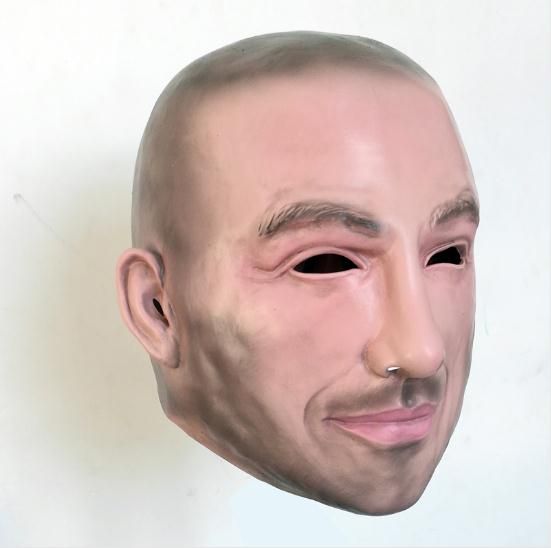Halloween Party Cosplay Famous Man Face Mask Latex Party Real Human ...