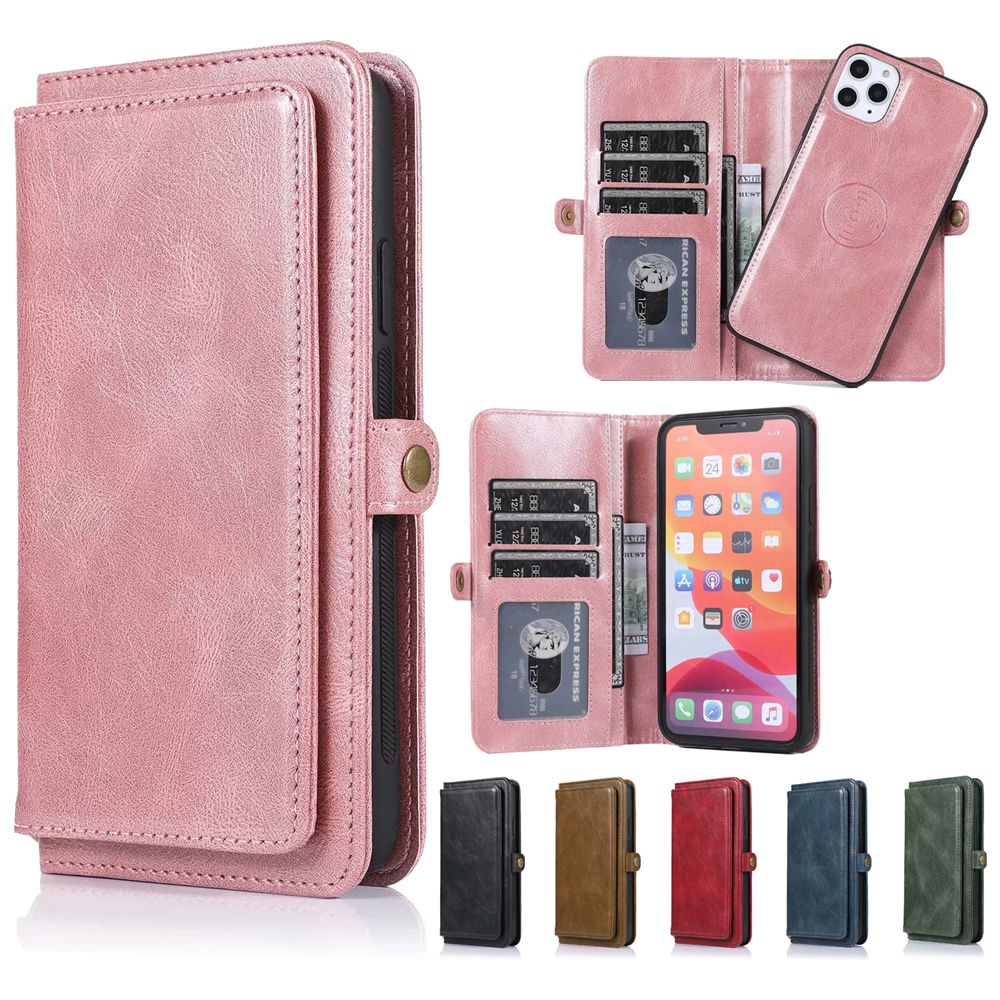 Mixed Sale 2in1 Multi Card Slots Strong Magnetic Wallet Phone Case For ...