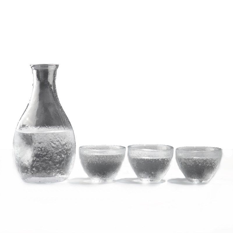 Other Drinkware Online Sale Clear Glass Sake Set Traditional Japanese ...