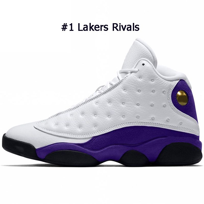 High Quality 13 13s Basketball Shoes DMP Lakers Rivals Cap And Gown ...